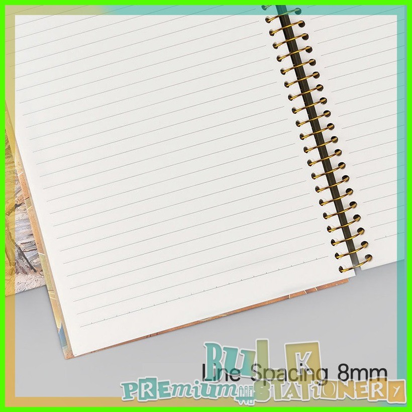 BK BIG Notebook Van Gogh Thick Large Retro Stationery Student Spiral ...