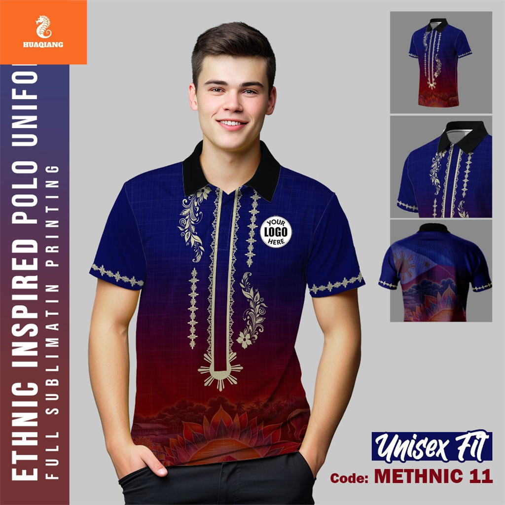 asean inspired ethnic attire barong agalog batik polo for men ...