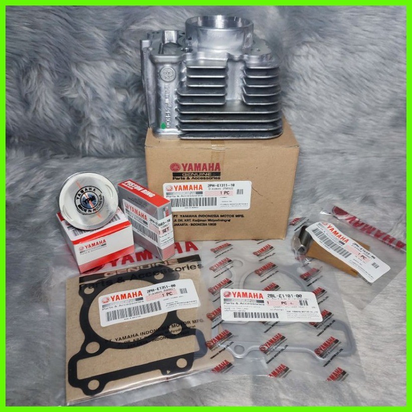 ♣ Yamaha Genuine Cylinder Block SET MIO I 125 / SOUL I 125 / GRAVIS 125 ...