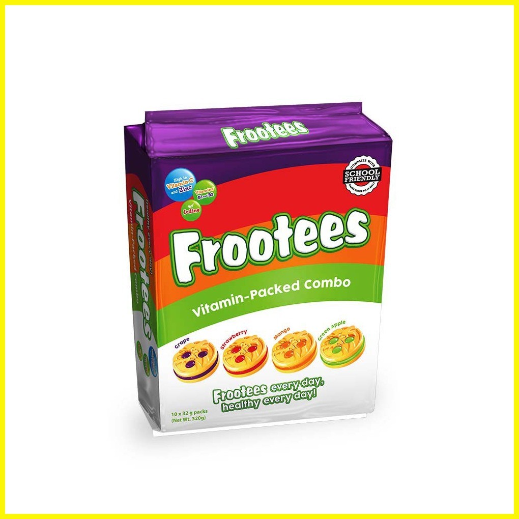 Frootees Combo Cookie Sandwich 32g x 10pcs | Shopee Philippines
