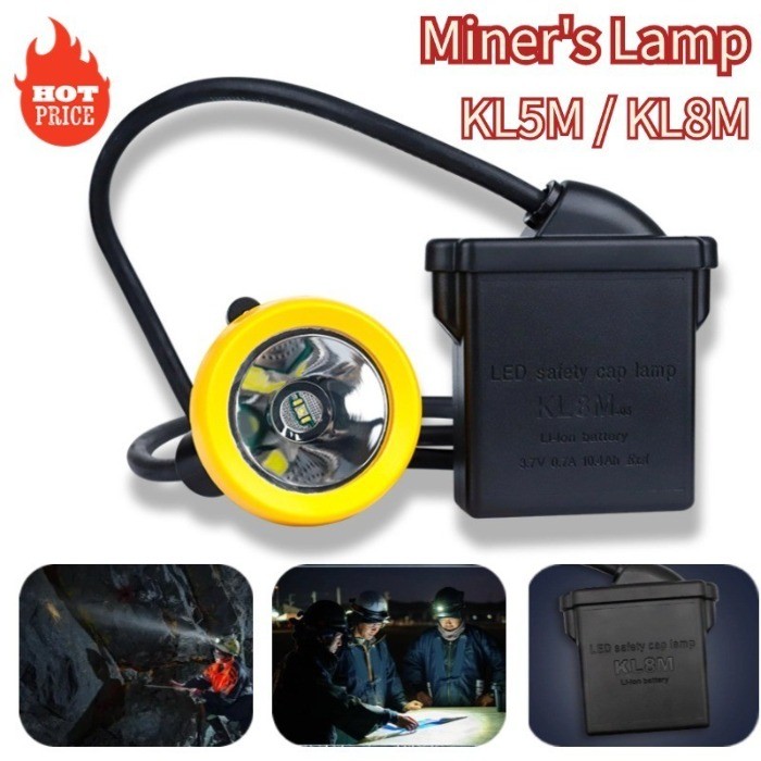 KL5M/KL8M Miner's Lamp Wisdom Flashlight Light Waterproof and Explosion ...