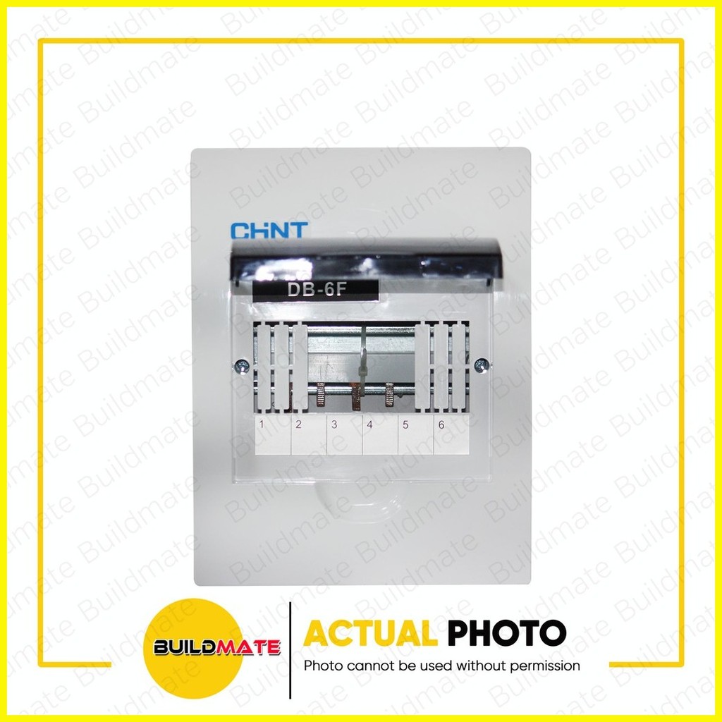 ⭐ CHINT 6 WAYS FLUSH Type Panel Distribution Box Board for Din Rail ...