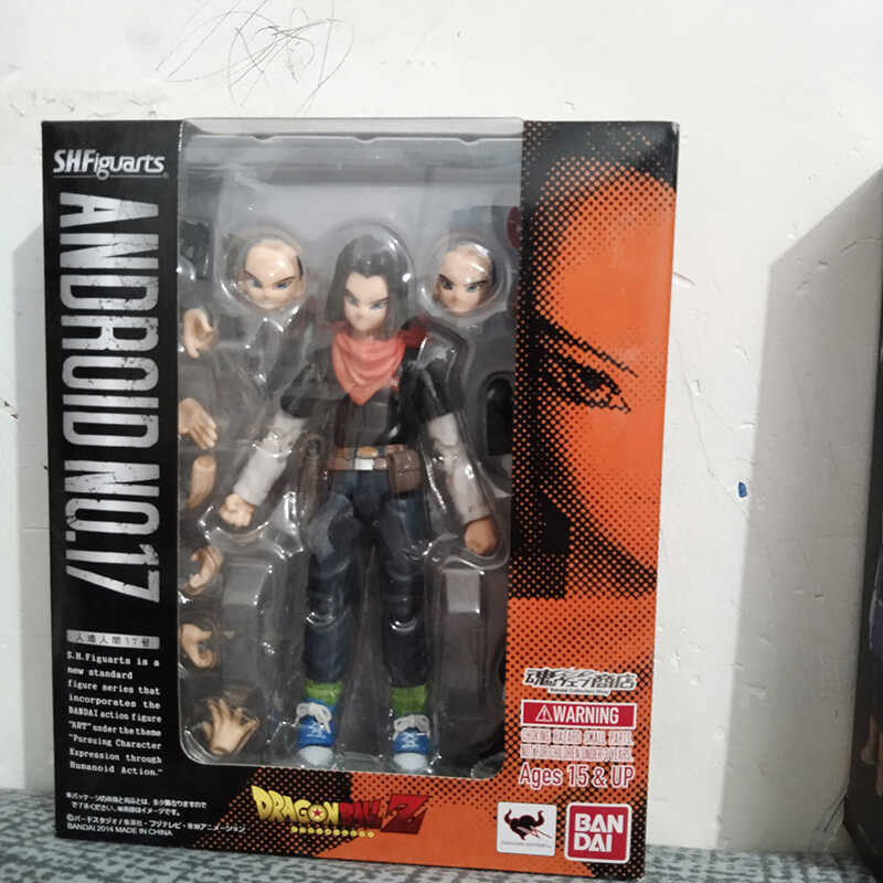 SK Shfiguarts Dragon Ball Z No.18 Android No.17 Action Figure Toys SHF ...
