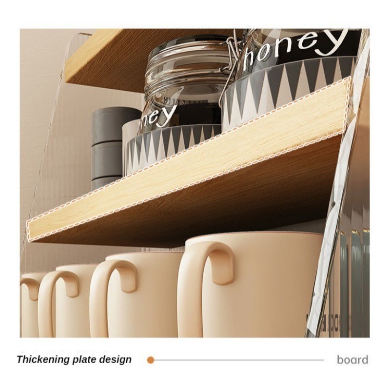 Desktop Storage Rack Ins Style Acrylic Table Storage Rack Cup Storage ...