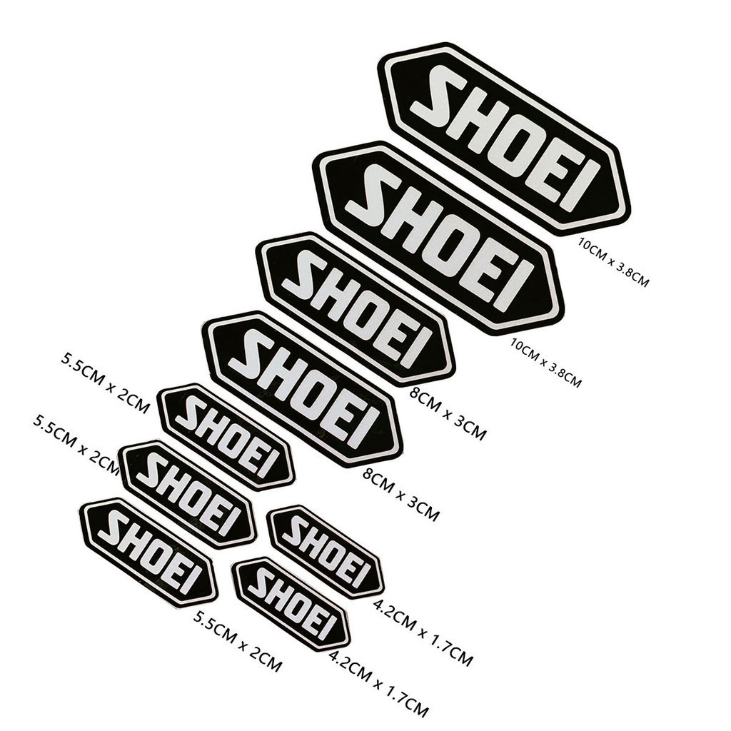 SHOEI Helmet Windshield Glass 3M Reflective Stickers MOTO GP Car ...