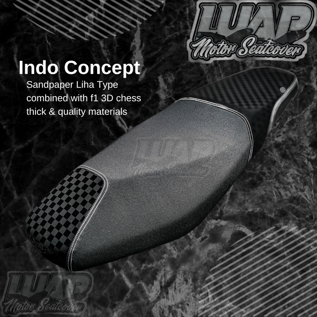 INDO CONCEPT HONDA CLICK 125/150 NMAX AEROX v1 v2 v3 v4 SEAT COVER 3D ...