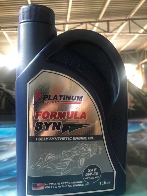 PLATINUM FORMULA SYN SAE 5W-30 / FULLY SYNTHETIC ENGINE OIL | Shopee ...