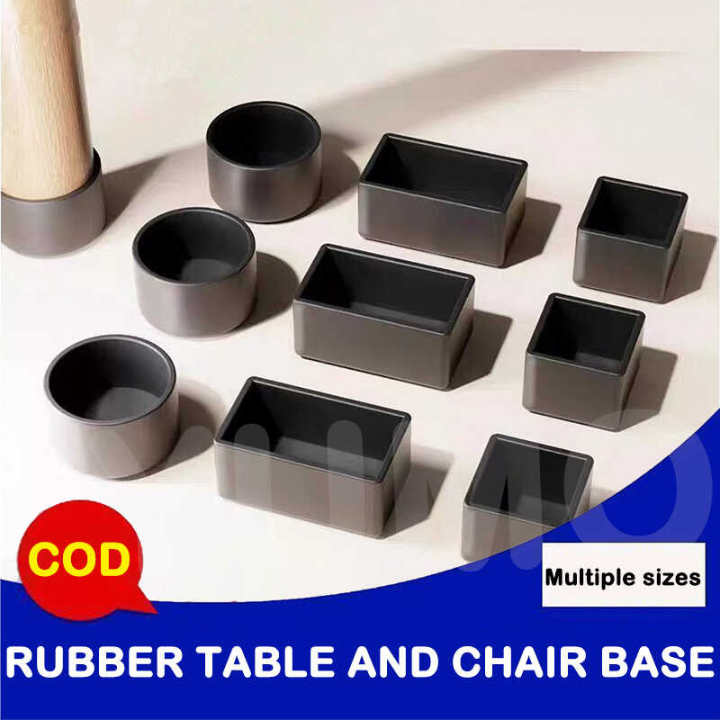 1Pcs Multi Size Rubber Footing Round Tubular Plastic Plug Square ...