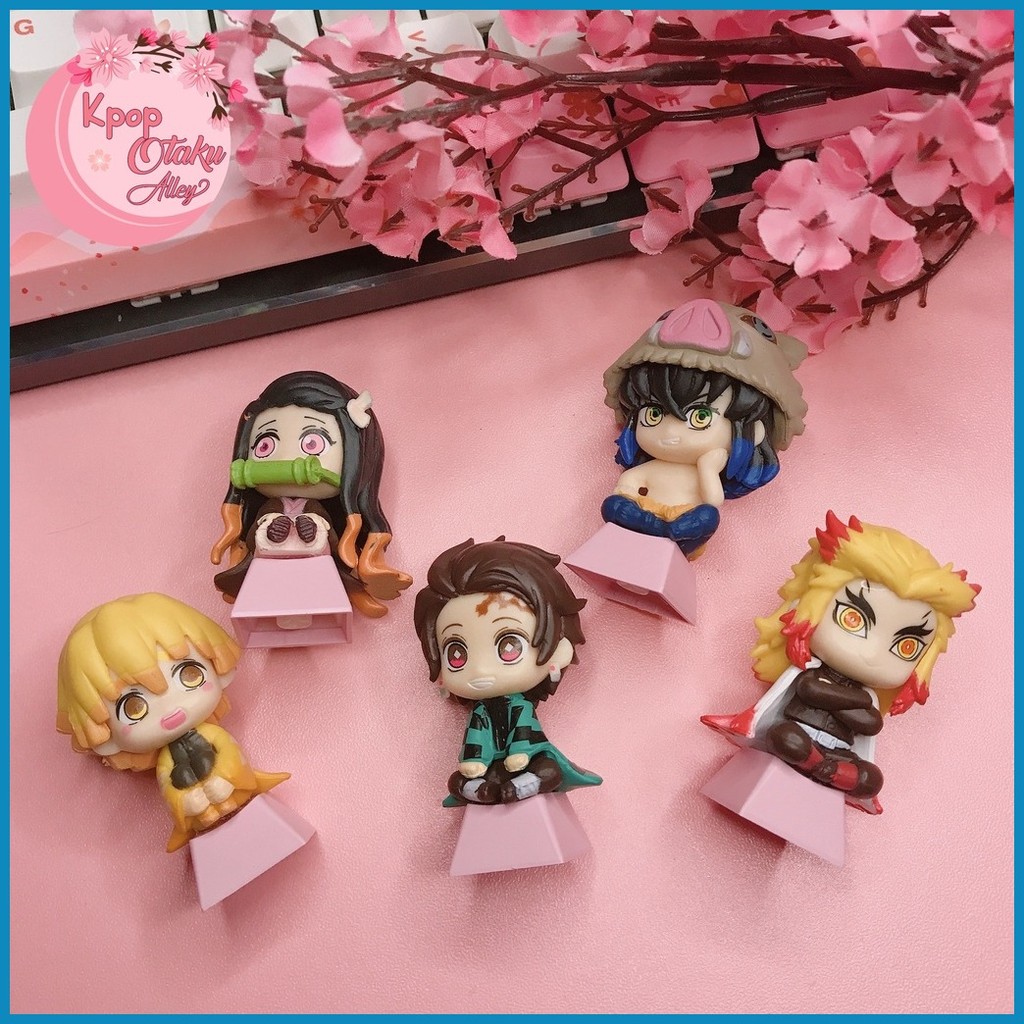 Demon Slayer Complete Series Artisan Keycaps | Kpop Otaku Alley Keycaps ...