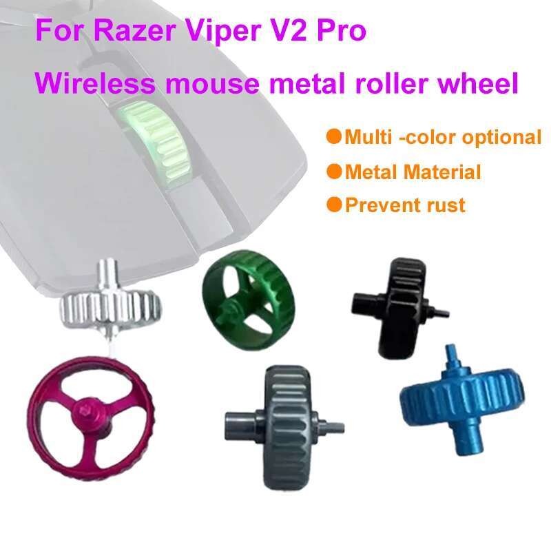 Repair Parts for Razer Viper v2 Pro Wireless Dual-Mode RGB Gaming e: Custom Metal Scroll Wheel ...