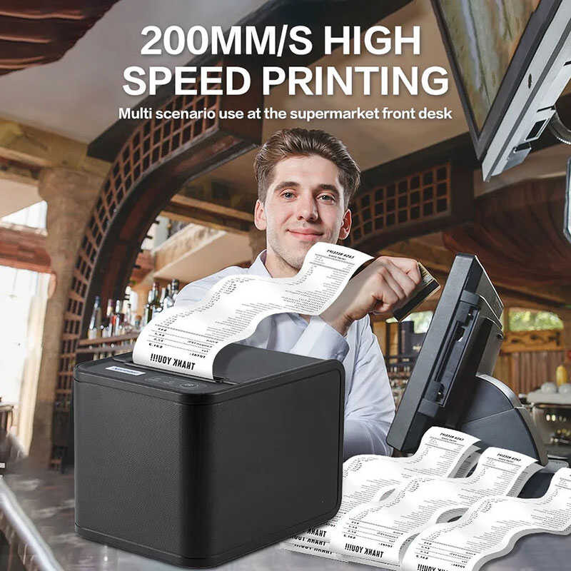 Xprinter 80MM Thermal Bill Mini POS Receipt Ticket Printer With Auto ...