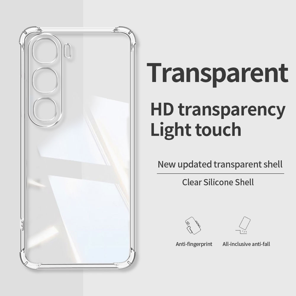 For Vivo Y19S V2419 Case Soft Silicone Clear Shockproof Case | Shopee ...