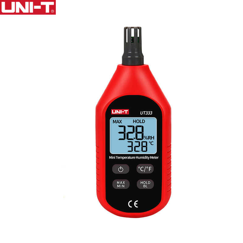 UT333 UNI-T Mini Temperature Humidity Meter Indoor Outdoor Hygrometer ...