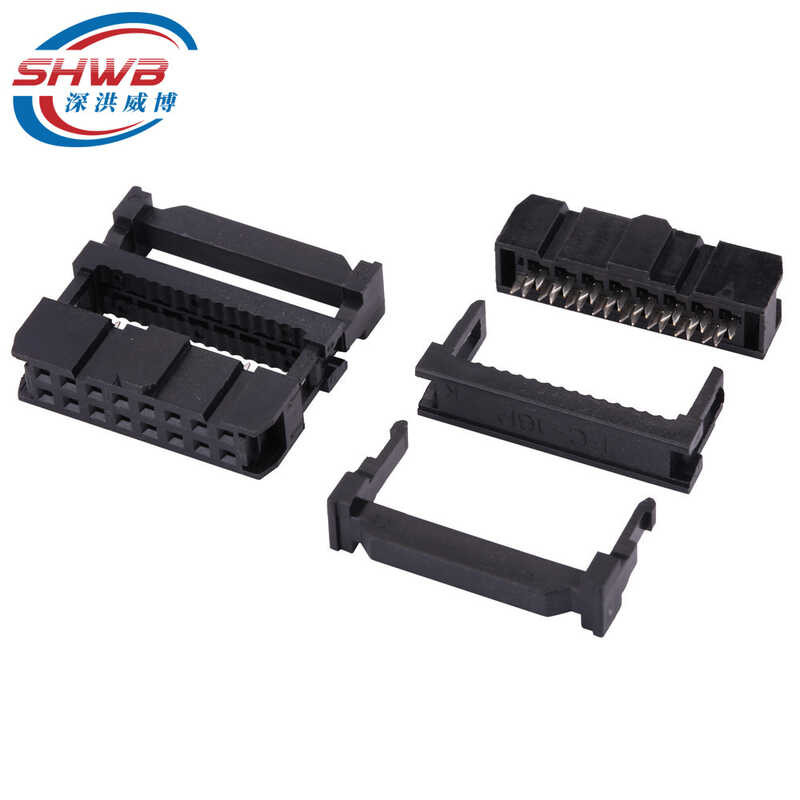 2.54MM spacing crimping head ribbon connector IDC FC-16P 2 * 8P horn ...