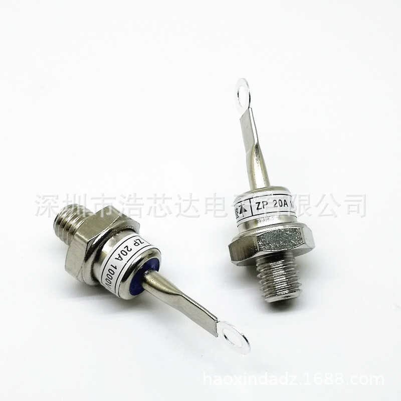 New rectifier tube ZP spiral enamel ZP20A 1000V rectifier diode=2CZ20A ...