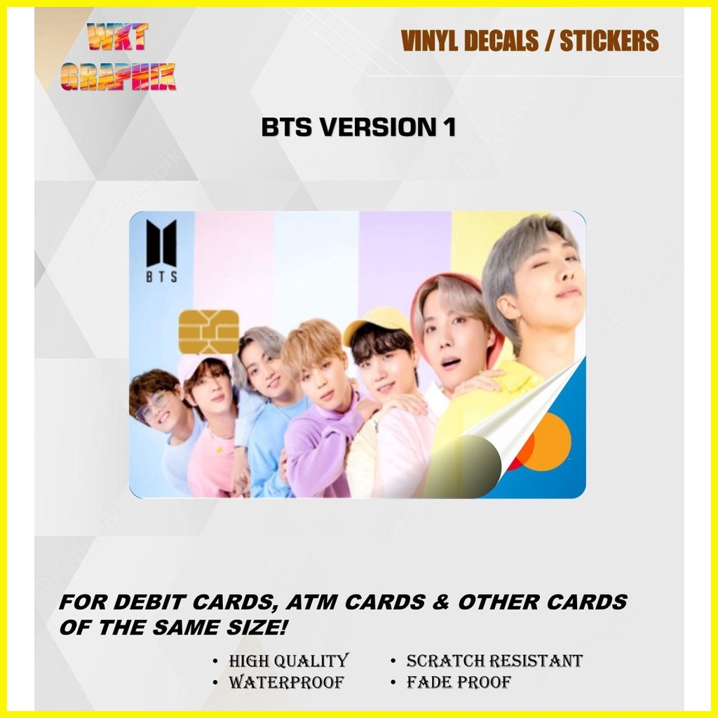 KPOP Design Card Skins for Debit Card PART 1(BDO, BPI, GCASH, etc ...