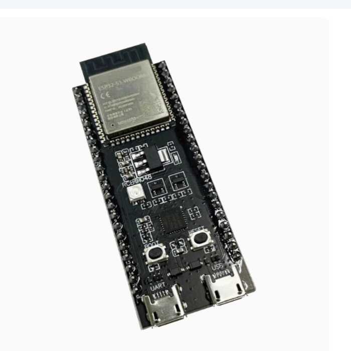 ESP32-S3-DvKitC-1 development board module is equipped with ESP32-S3-WROOM-1-N16R8 module ...