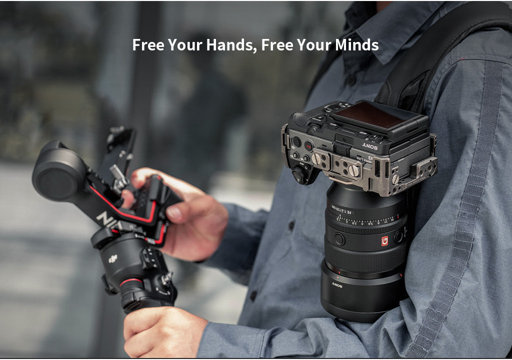 PGYTECH Beetle Camera Clip For Gopro/DJI/Insta 360 Shoulder Hanging ...