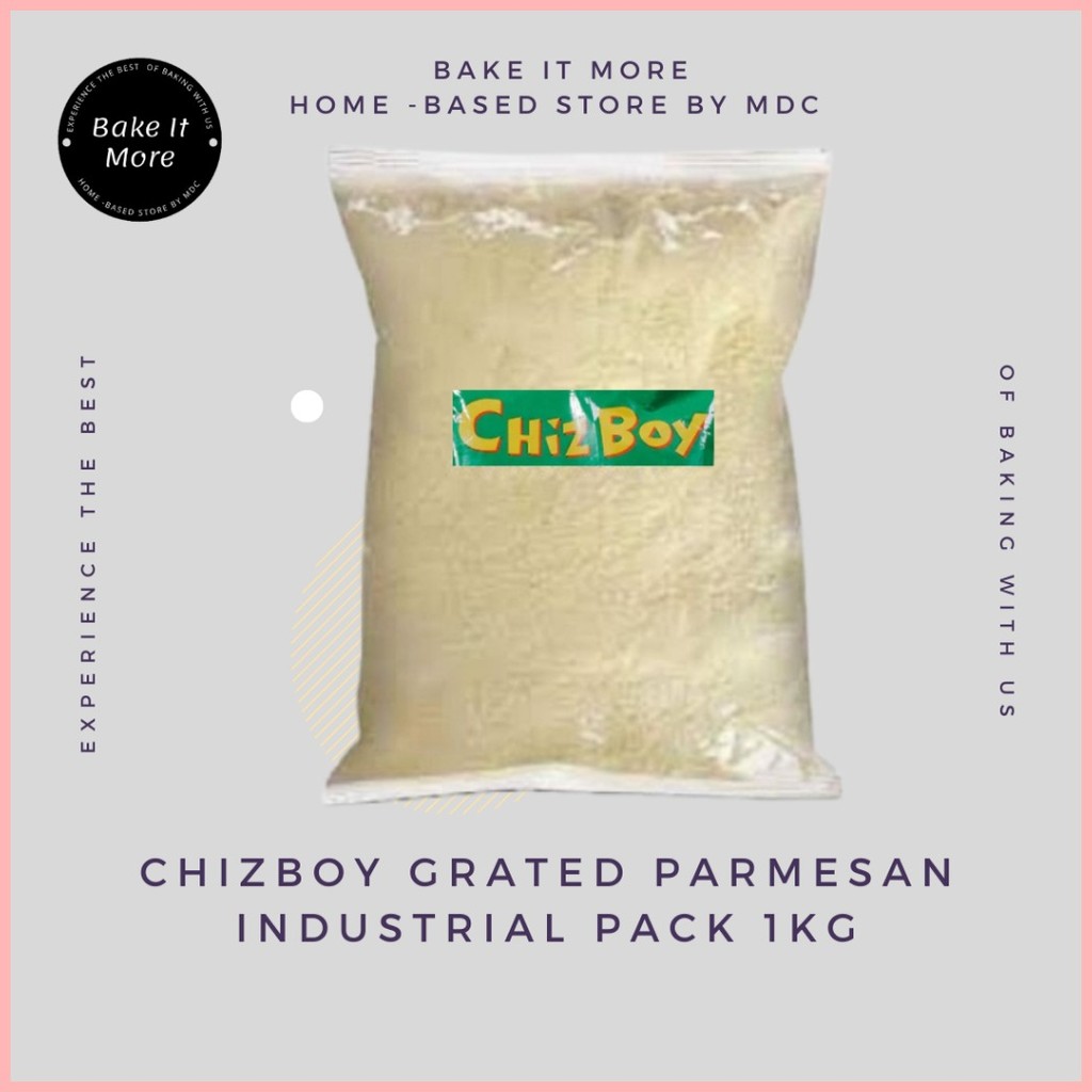 Chizboy Grated Parmesan Pack 350g and 1kg EXP Jul 2025 ∈ | Shopee ...