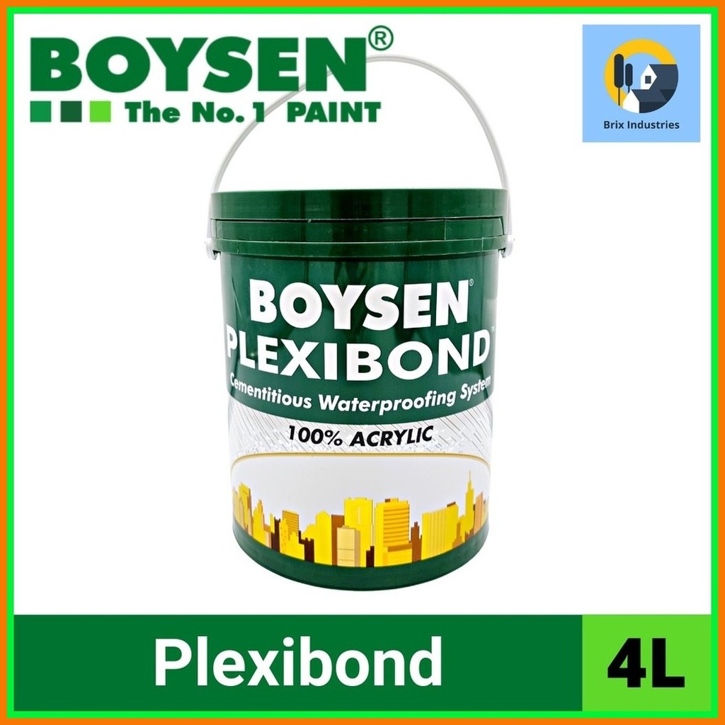 Boysen Plexibond Cementitious Waterproofing System 4 Liters (Gallon) B ...