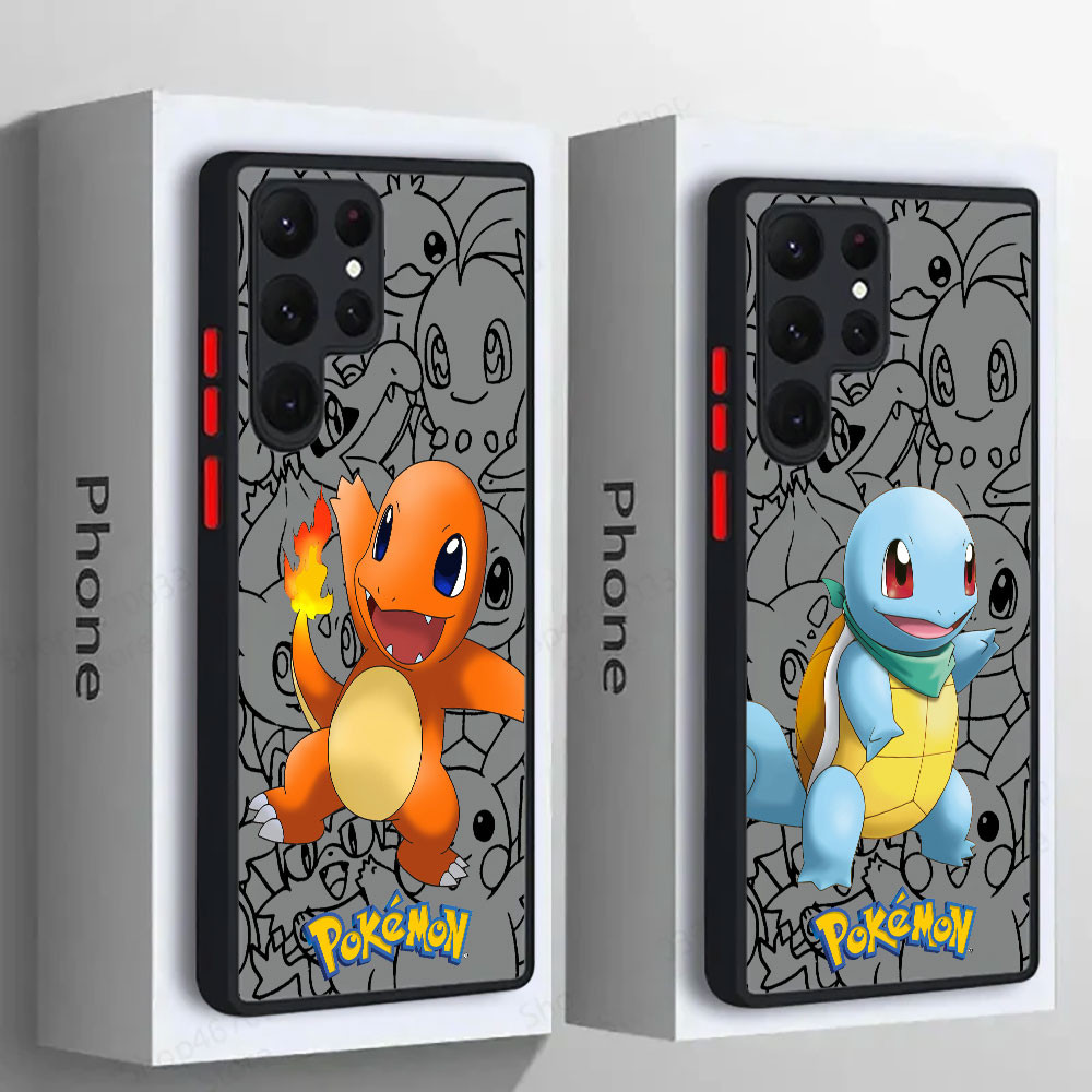Charmander Squirtle Bulbasaur Eevee Pokemon Amine Silicone Phone Case ...