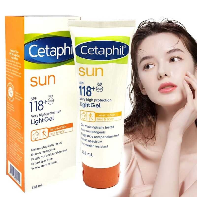(Set OF 2)Cetaphil Sunblock SPF 118+ Light Gel (Face & Body) 118Ml ...