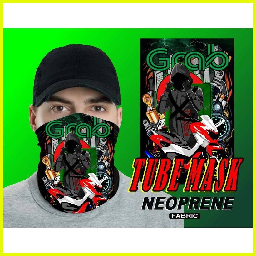 FOOD PANDA GRAB TUBEMASK MOTORCYCLE MASK | Shopee Philippines