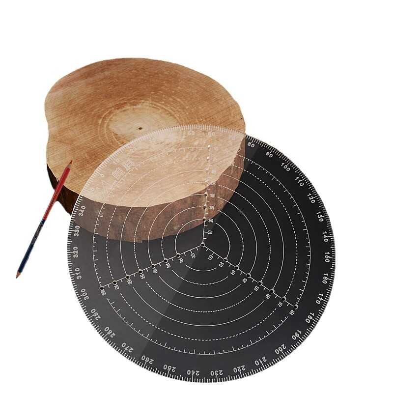Car Rotation Centering Ruler Lathe Woodworking Quick Circle Drawing ...