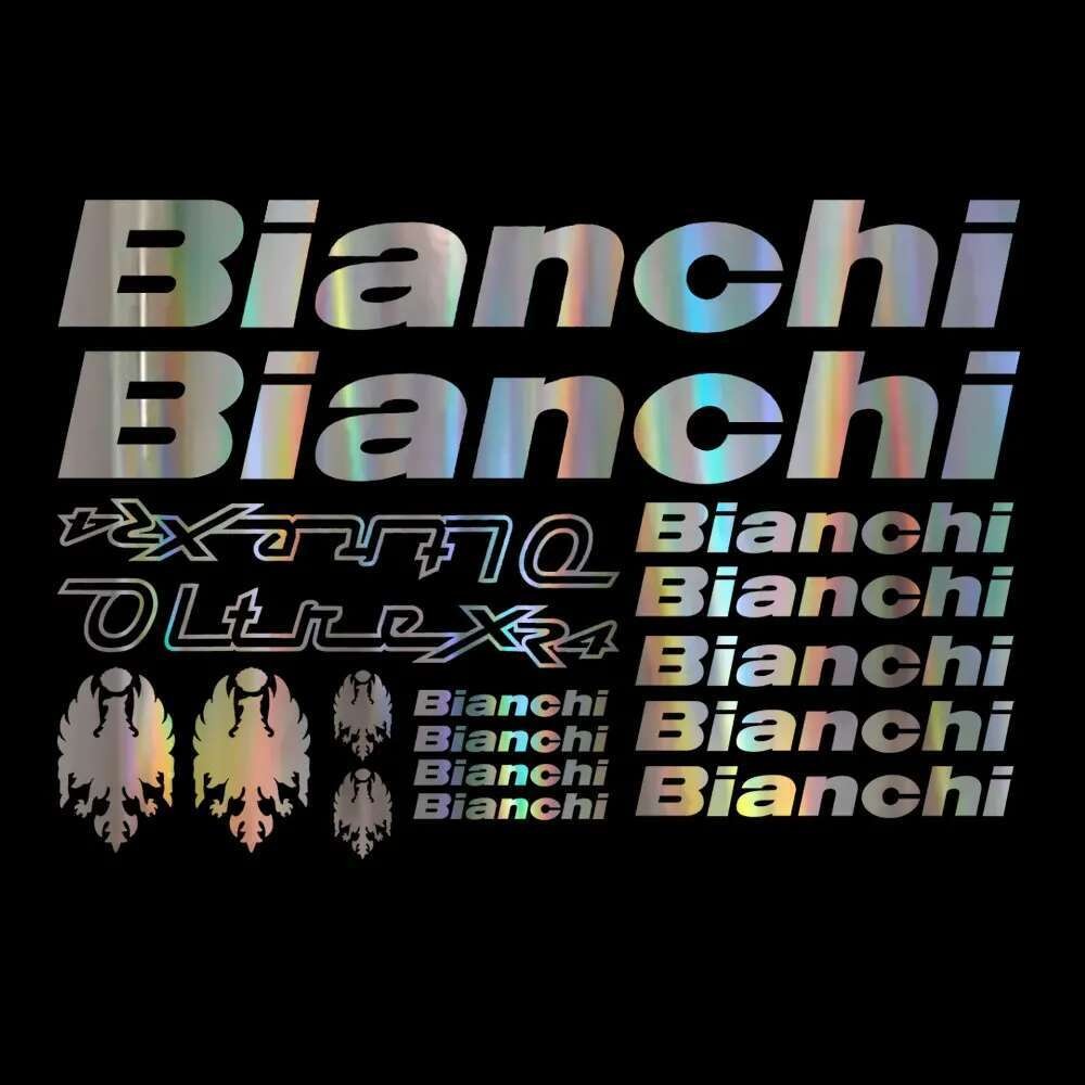 for BIANCHI KIT Vinyl Decals Stickers Sheet Bike Frame Cycle Cycling ...