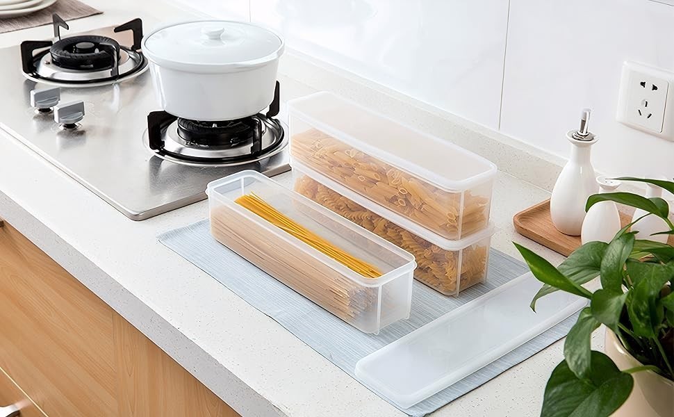 Transparent Noodle Spaghetti Box / Food Fresh-keeping Container ...