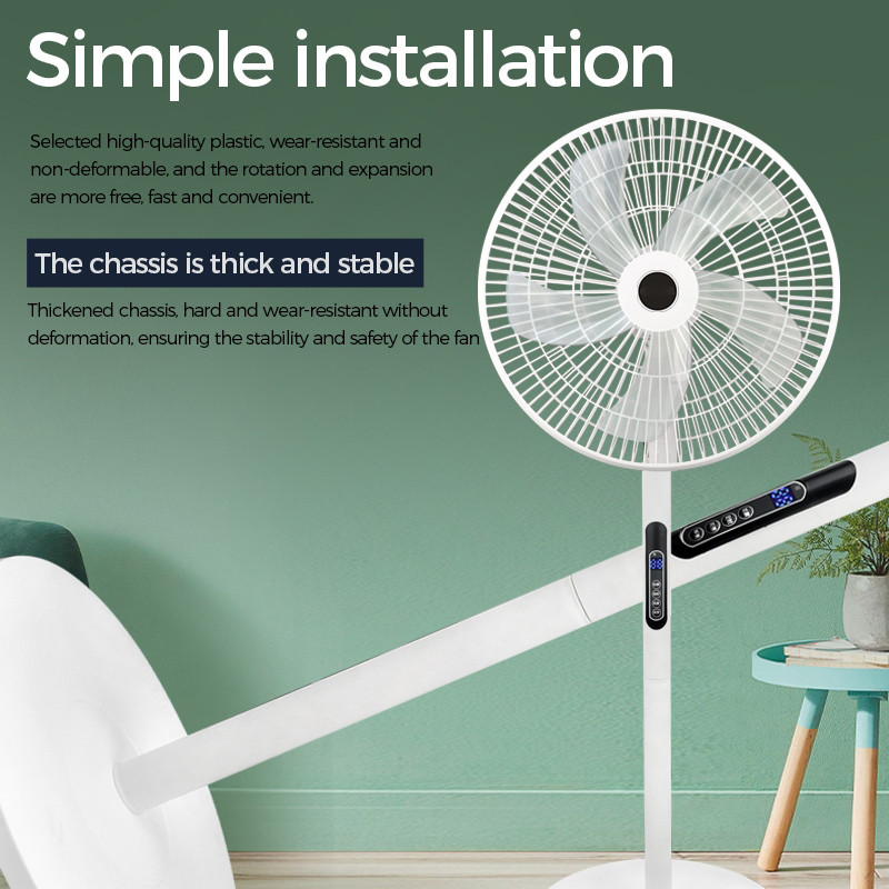 Buy 1 Take 1 Electric Fan Stand Fan with Remote Control 16 Inch Floor ...