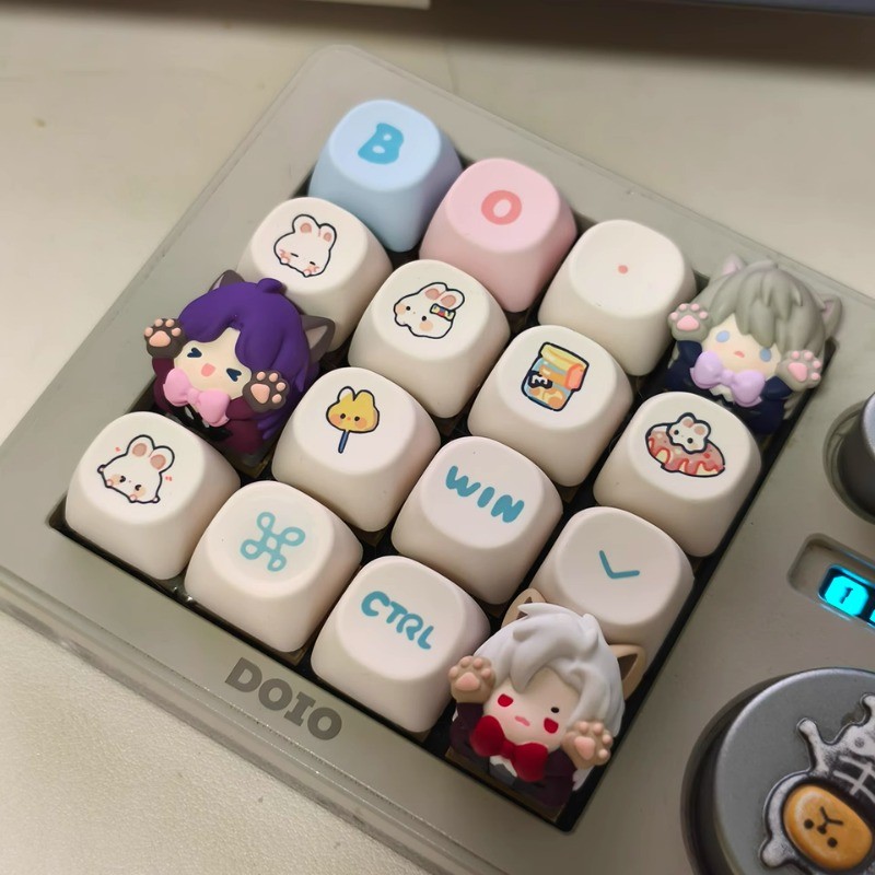 Love And Deepspace Keycap Cute Cartoon MX Switch Mechanical Keyboard ...