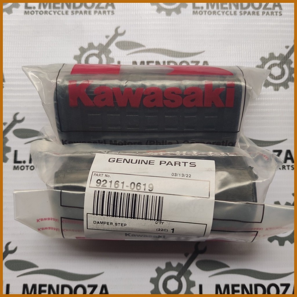 Kawasaki Fury 125 Step Rubber Damper Footrest Genuine 92161-0619 ...