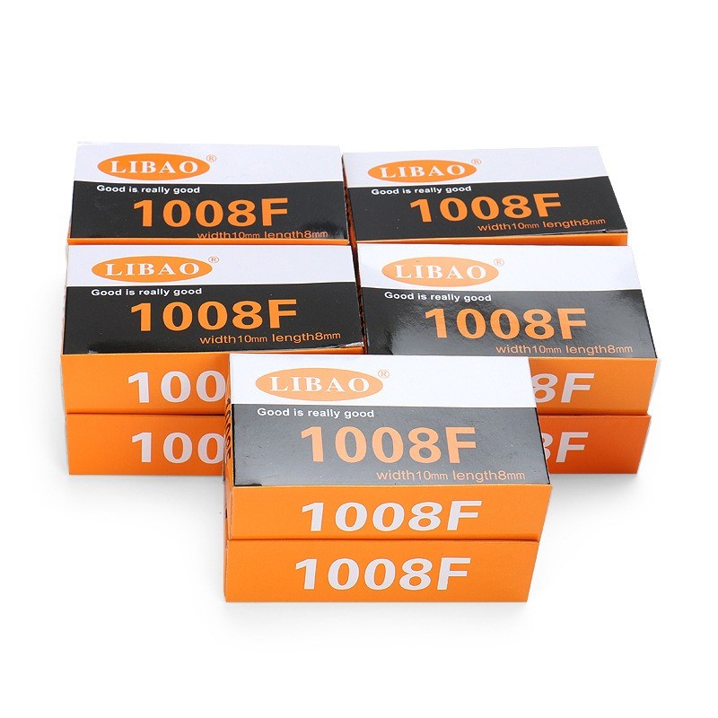 2PCS Libao Gun Tacker Staple Wire 1008F Per Box U Style Stapler Nail ...