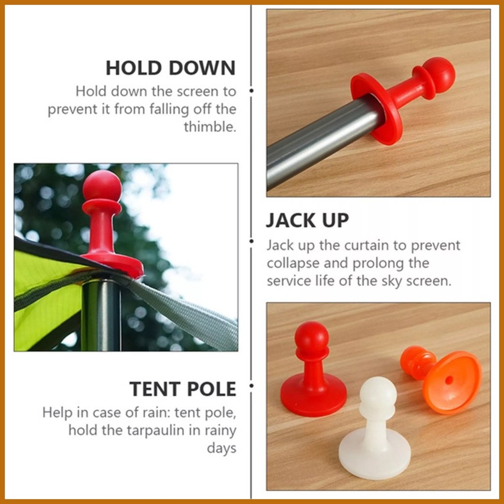 ∞ ∈ ℗ Camping Tent pole Lightning Proof Cap Outdoor Anti-Thunder ...
