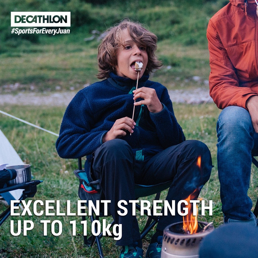 ⭐ Decathlon Quechua MH100 Low Folding Camping Chair | Shopee Philippines