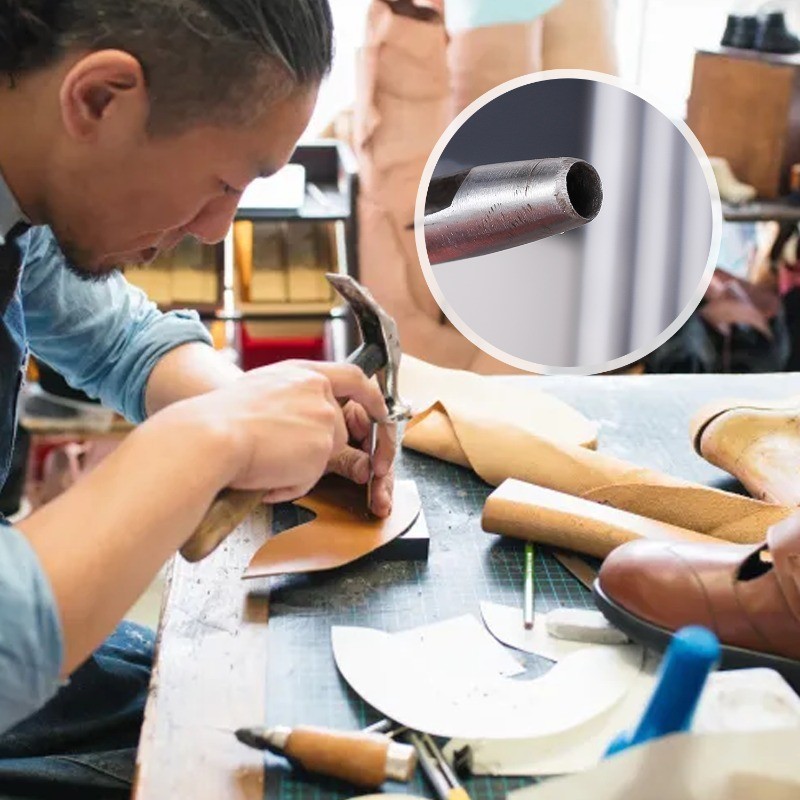 Multipurpose Belt Shoulder Strap Round Hole Puncher Craftwork Leather Punching Set Multi-size ...