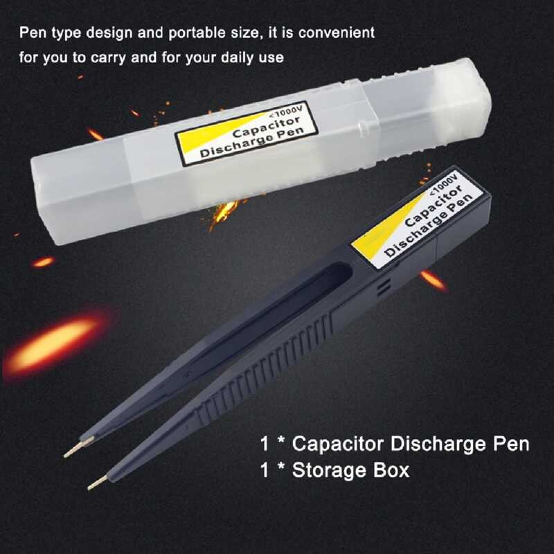 Portable Capacitor Discharge Pen High Voltage Fast Discharging Repair ...