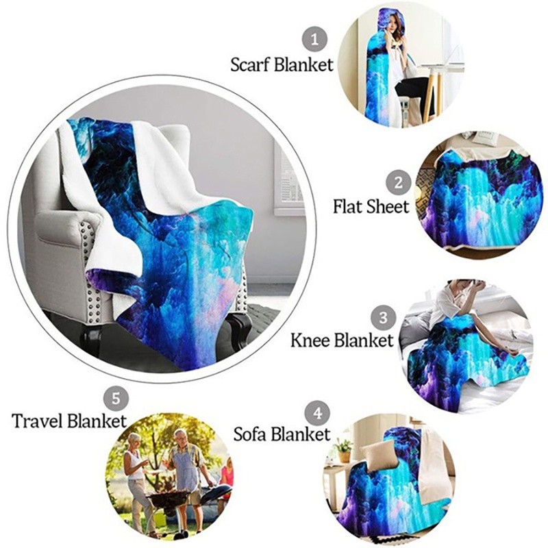 Trendy IP Nordic Forest Elf Image LABUBU Blanket Cute Cartoon Doll Sofa ...