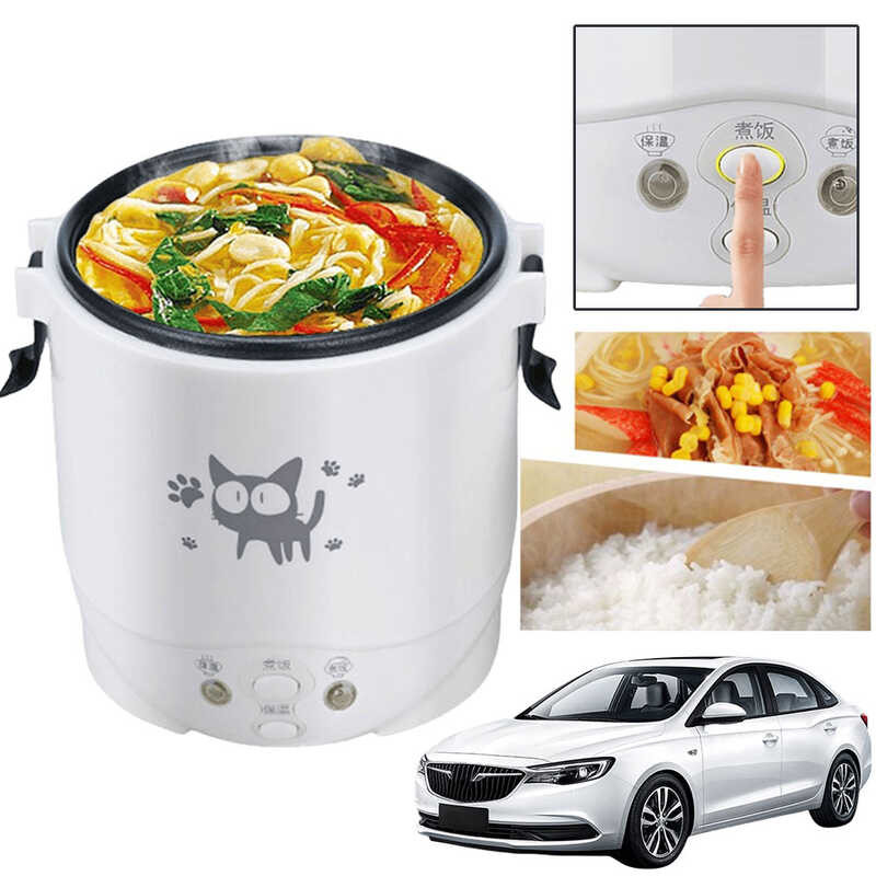 1L 2 ☆ Portable Cooker Removable Non-Stick Electric Hot Pot One Button ...