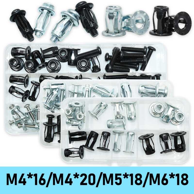 Petal 1 Shape Rivet Nut Bolt M4 M5 M6 Expansion Metal Riveut Panel Car ...