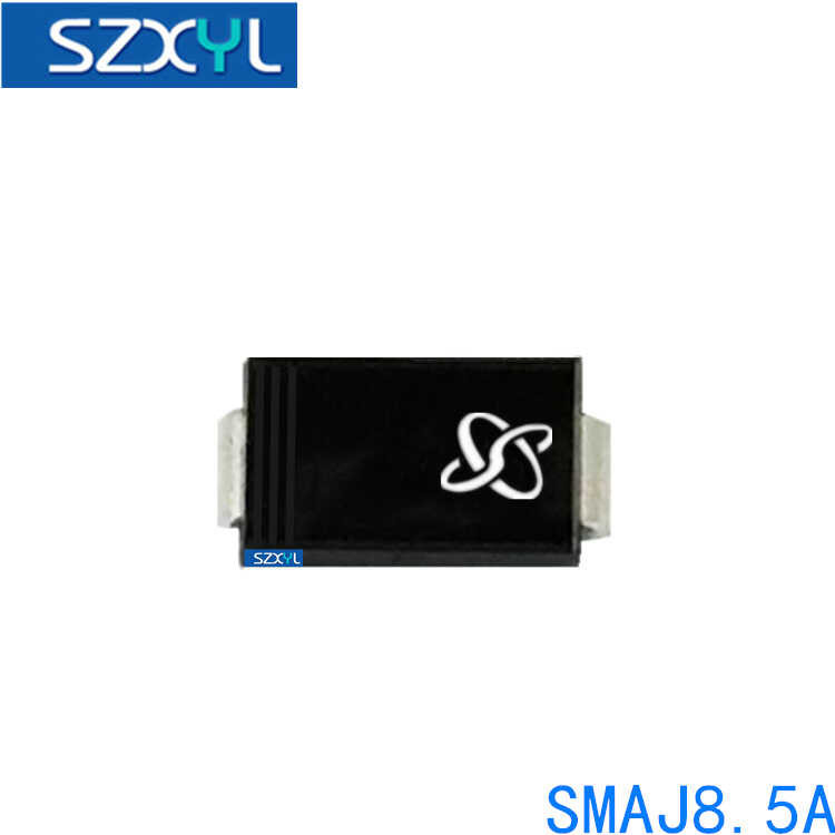 Straight SM8.5A silk screen AT 400W DO-214AC unidirectional TVS transient suppression diode ...