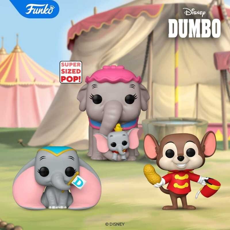Funko Pop Action Catoon Anime Chaacte Dumbo Jumbo Doll Statue Model ...