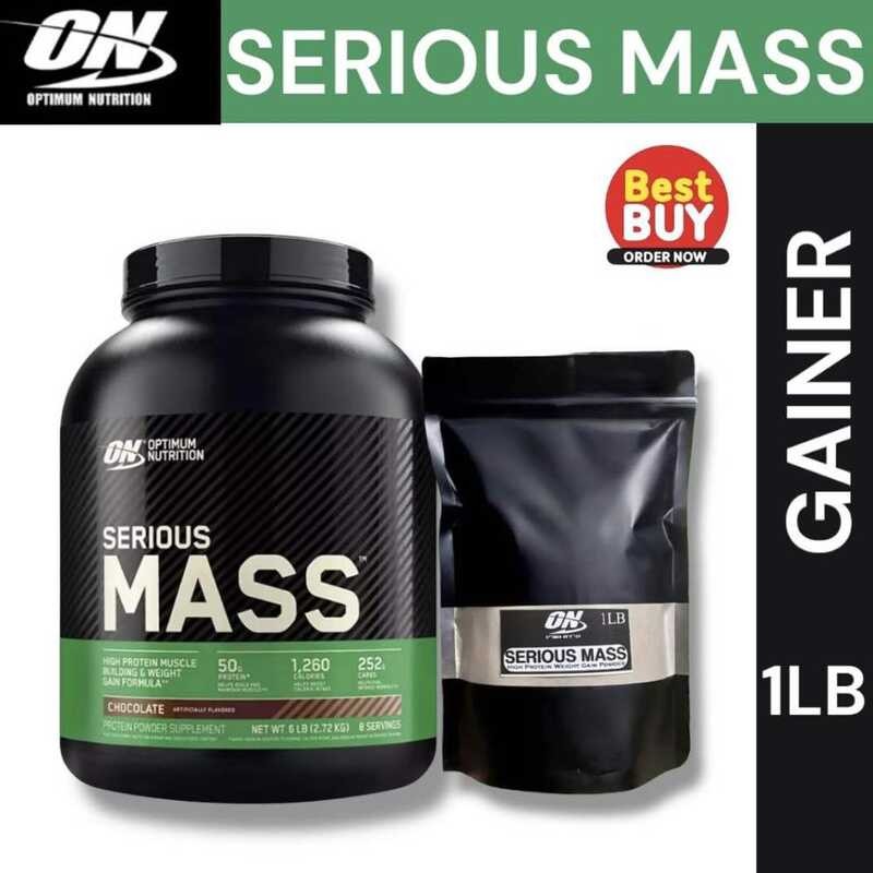 Optimum Nutrition Serious Mass Gainer 1Lb | Shopee Philippines