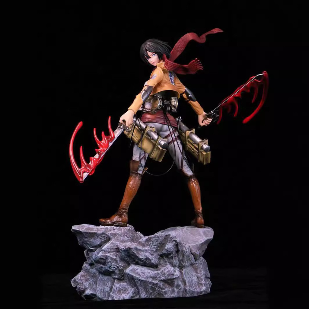 Attack On Giant GK Ryoshi Mikasa Ryoshi Soldier Battle Damaged Version ...