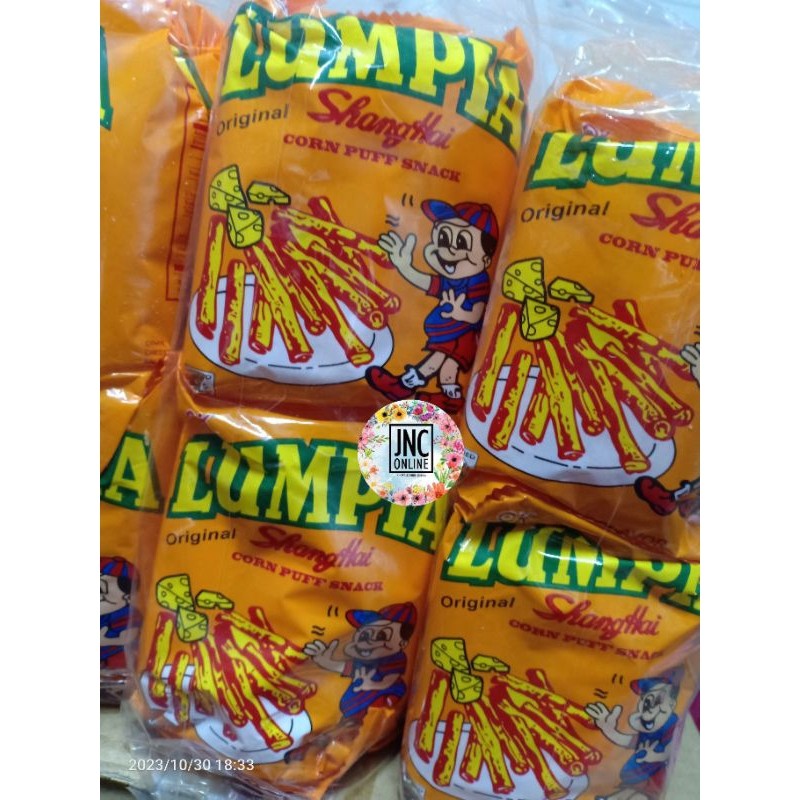 ☁ ☑️ 1 Pack | Lumpiang Shanghai Cheese Flavor Bigger Corn Puffs 10 pcs ...