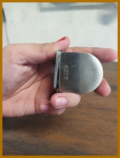 STAINLESS GLASS CLIP , GLASS CLAMP for tempered glass Heavy duty ...