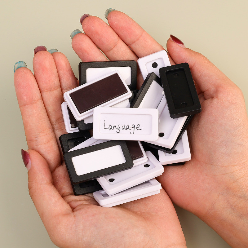 Shelf magnet Label Plates - Retail Goods Classify Tags - Blank Rubber ...