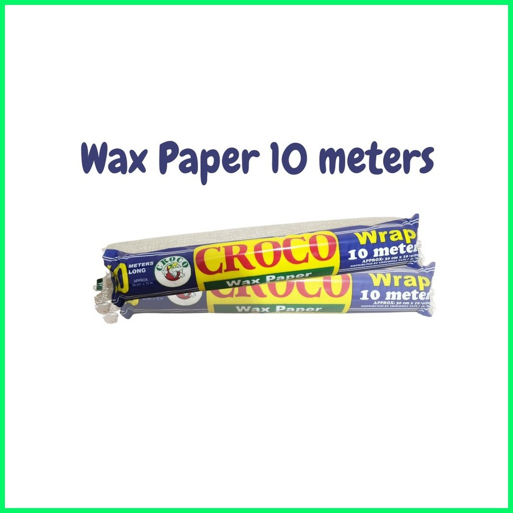 Croco Wax Paper 10 meters | Shopee Philippines