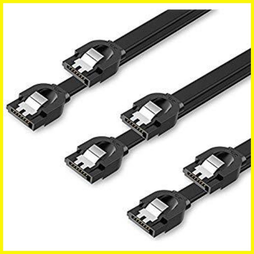 ♂ SATA Cable, 45m SSD SATA III Cable, 6Gbps SATA 3 Data Lead, Locking ...